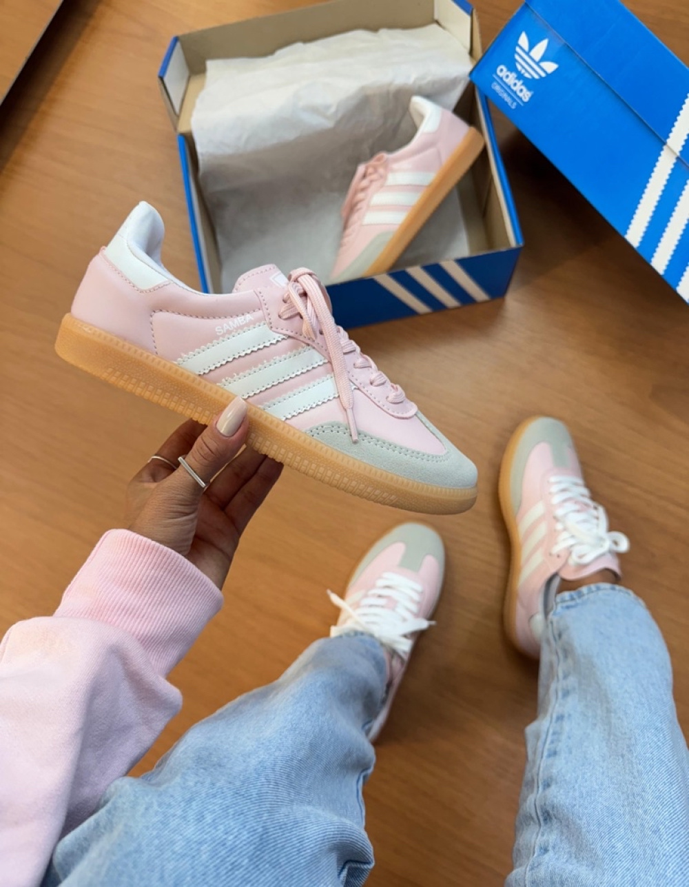 Adidas Samba OG - Rosa - KAJU SHOP