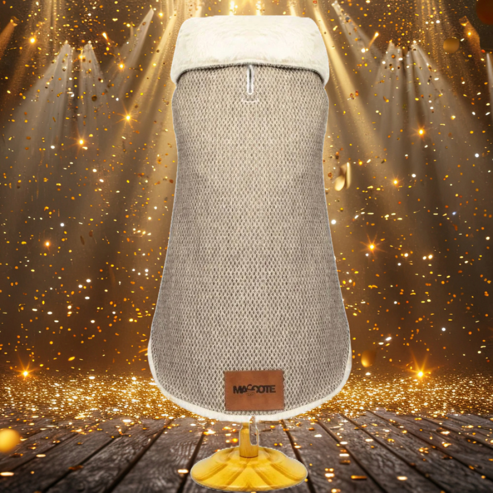 Roupa Pet Inverno Capa Forrada Pelúcia Tam XGG Fácil Vestir - Kão e Gatto