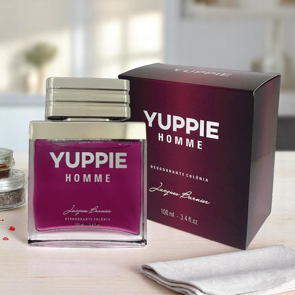 Deo Colônia Yuppie Jacques Burnier - 100ml - Kendra Cosméticos