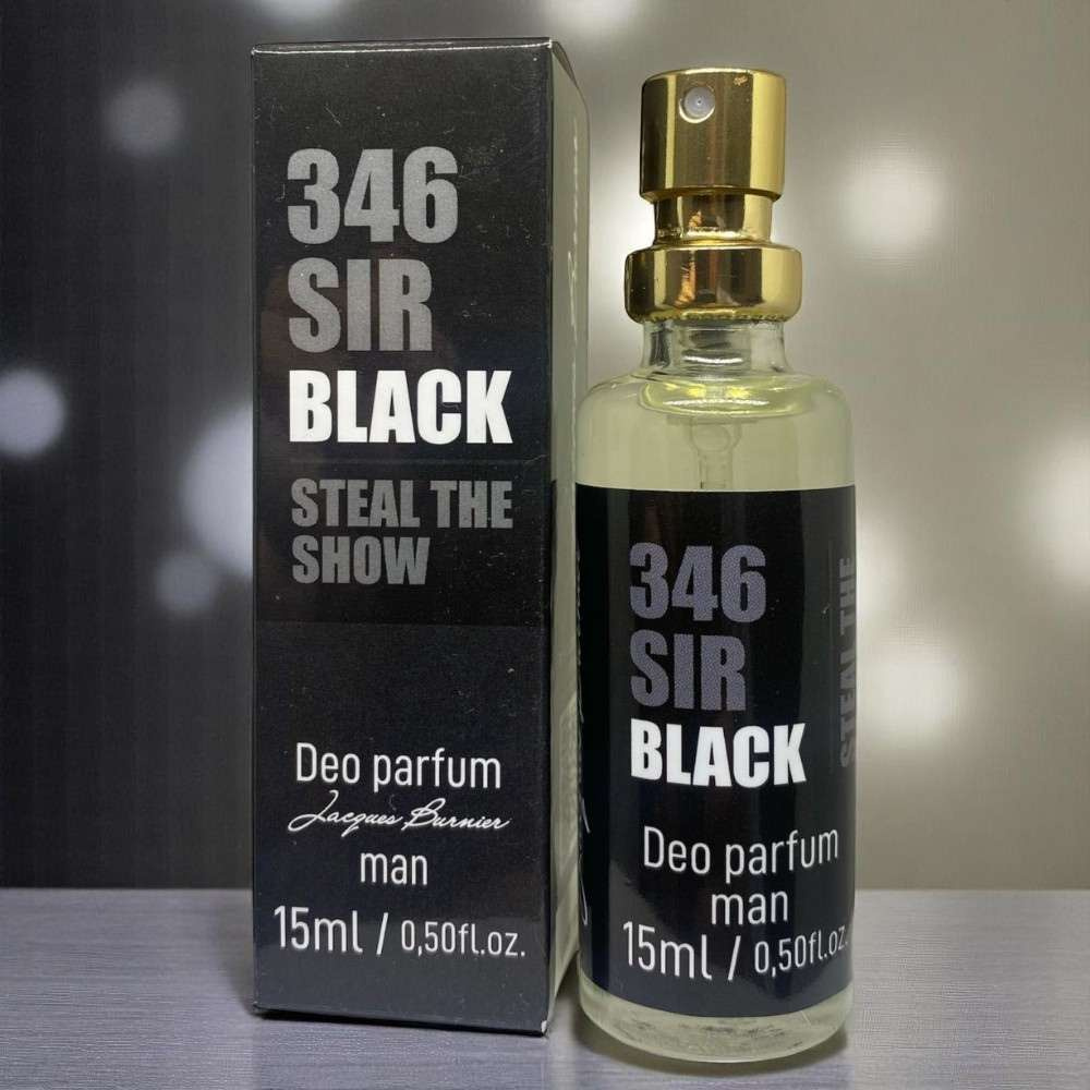 Deo Parfum 346 Sir Black Jacques Burnier 15ml - Kendra Cosméticos