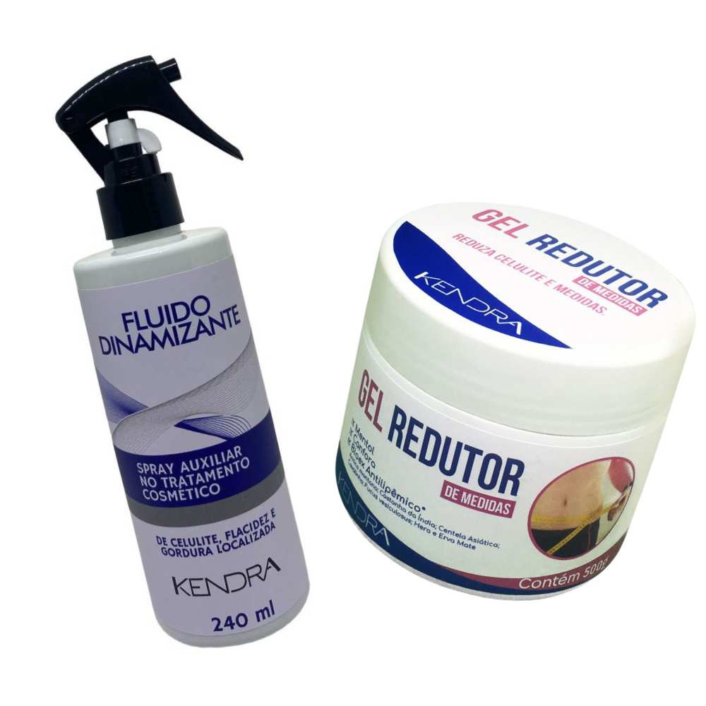 Kit Gel Redutor e Fluído Dinamizante - Kendra Cosméticos