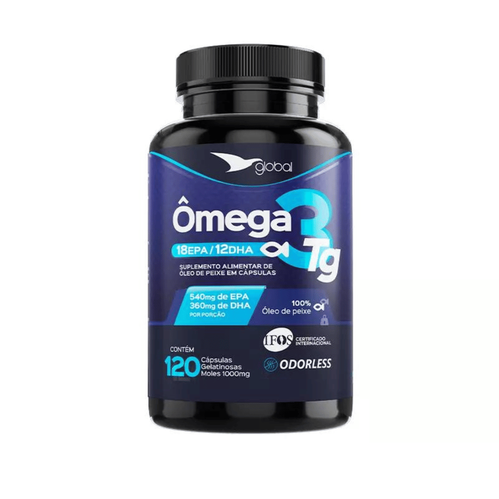 Omega 3 GLOBAL SUPLEMENTOS Suplemento de Alta Qualidade para Saúde ...