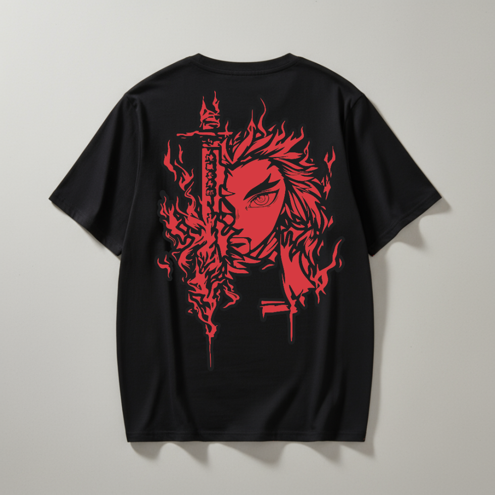 Camiseta Rengoku Oversized - Kira Crew®