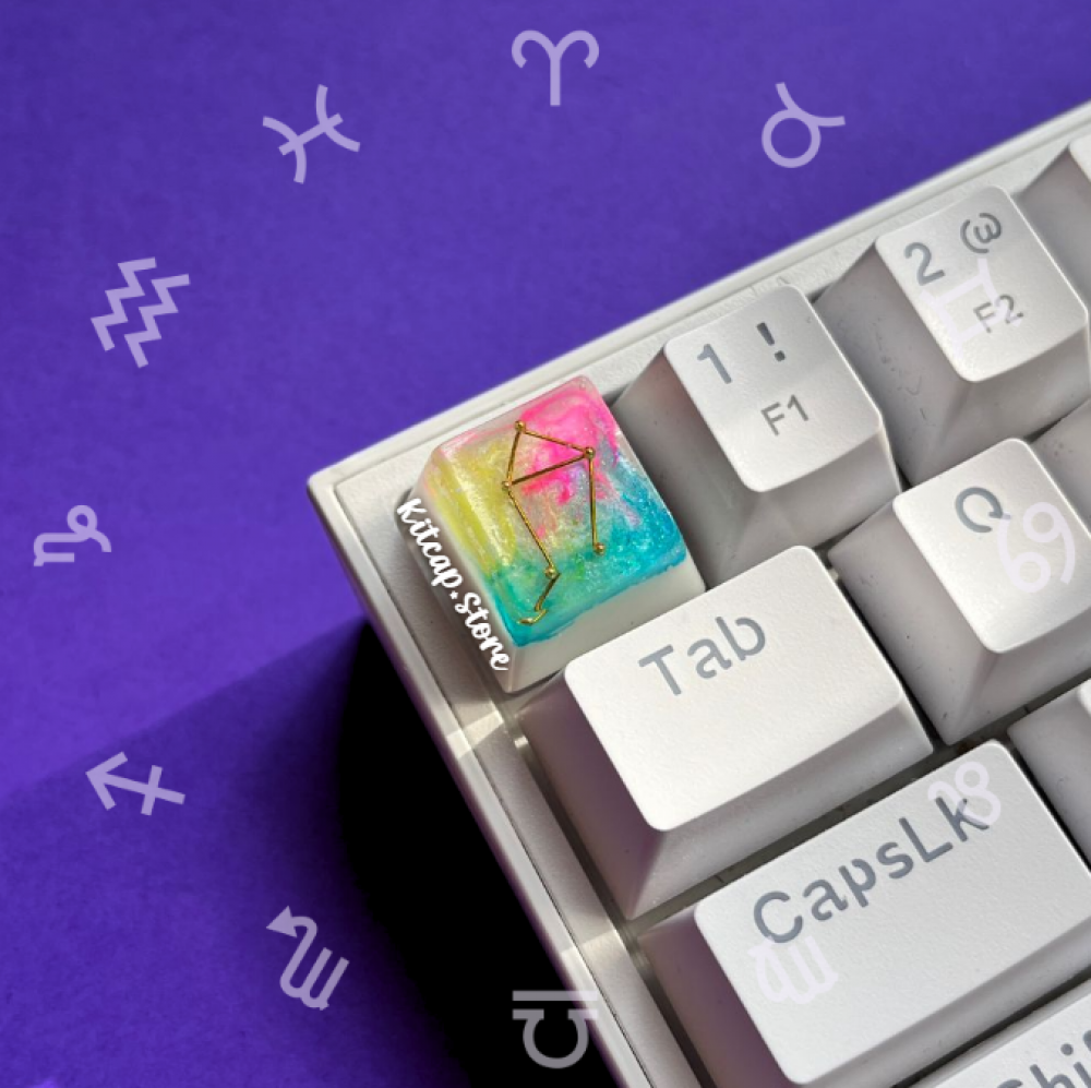 Tecla Esc Signos do Zodíaco - Keycaps Personalizadas Teclado Mecânico ...