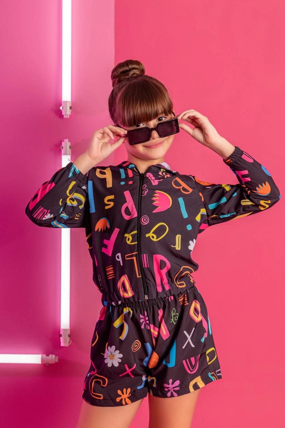 Cojunto Bomber - Letters - La Lis - Moda Infantil