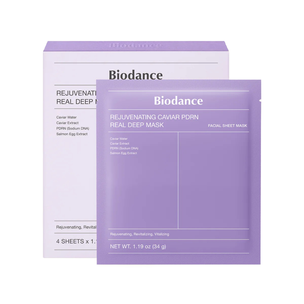 Máscara facial com PDRN e Caviar Biodance Rejuvenating Caviar PDRN Real ...