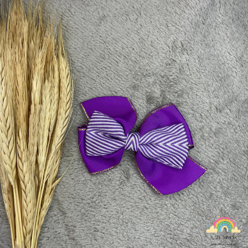 Laço Roxo - LALU MIMOS Infantil