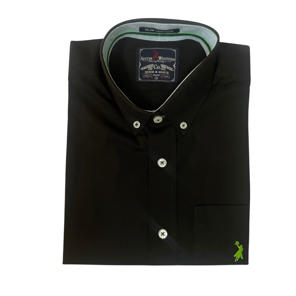 CAMISA AUSTIN WESTERN LISA MC PRETA - LANCY COUNTRY STORE