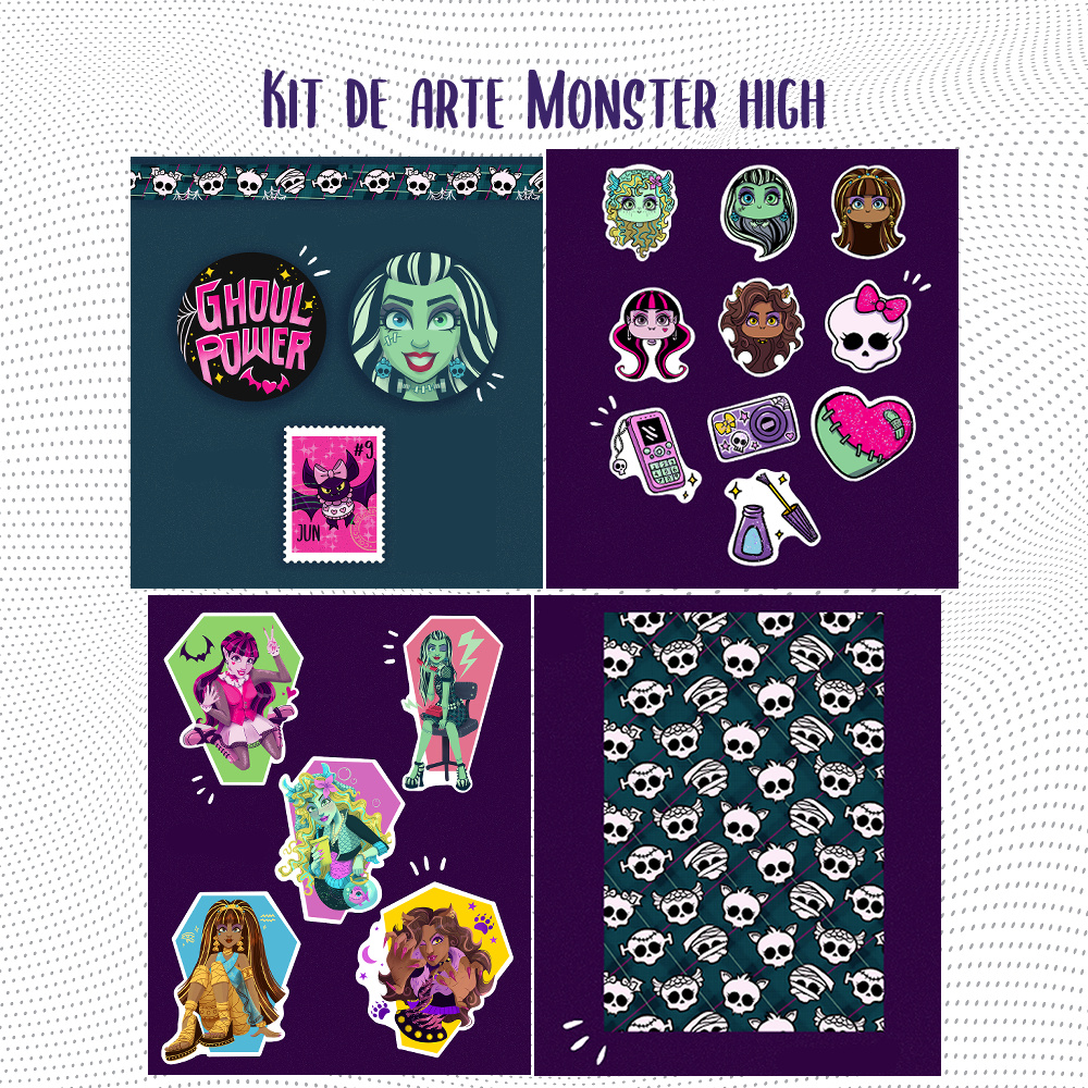 Kit Digital Monster High - Le Cardinalli - Le Cardinalli