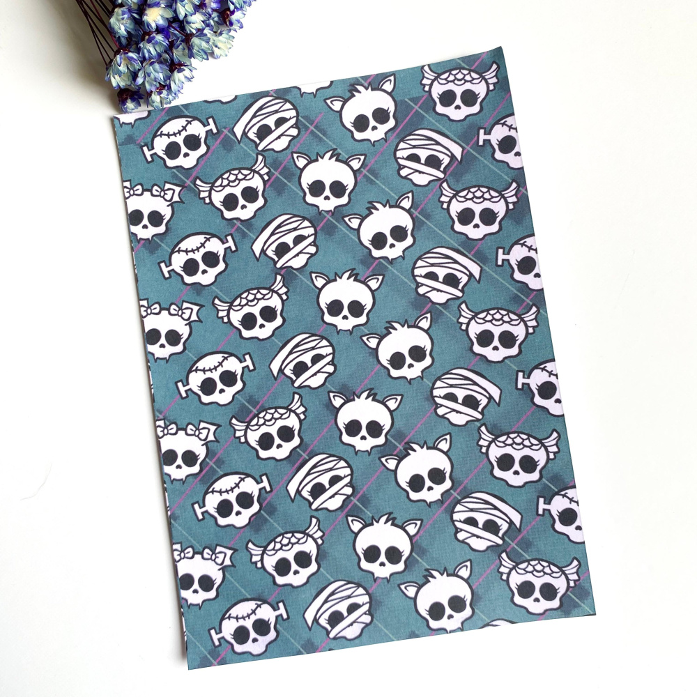 Papel Para Scrapbook, Colagem e Journal Monster High - Le Cardinalli