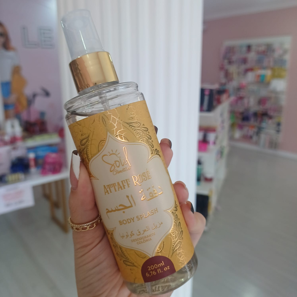 Body Splash Attaff Rosé Soul Cosméticos 200ml - Le Serafim