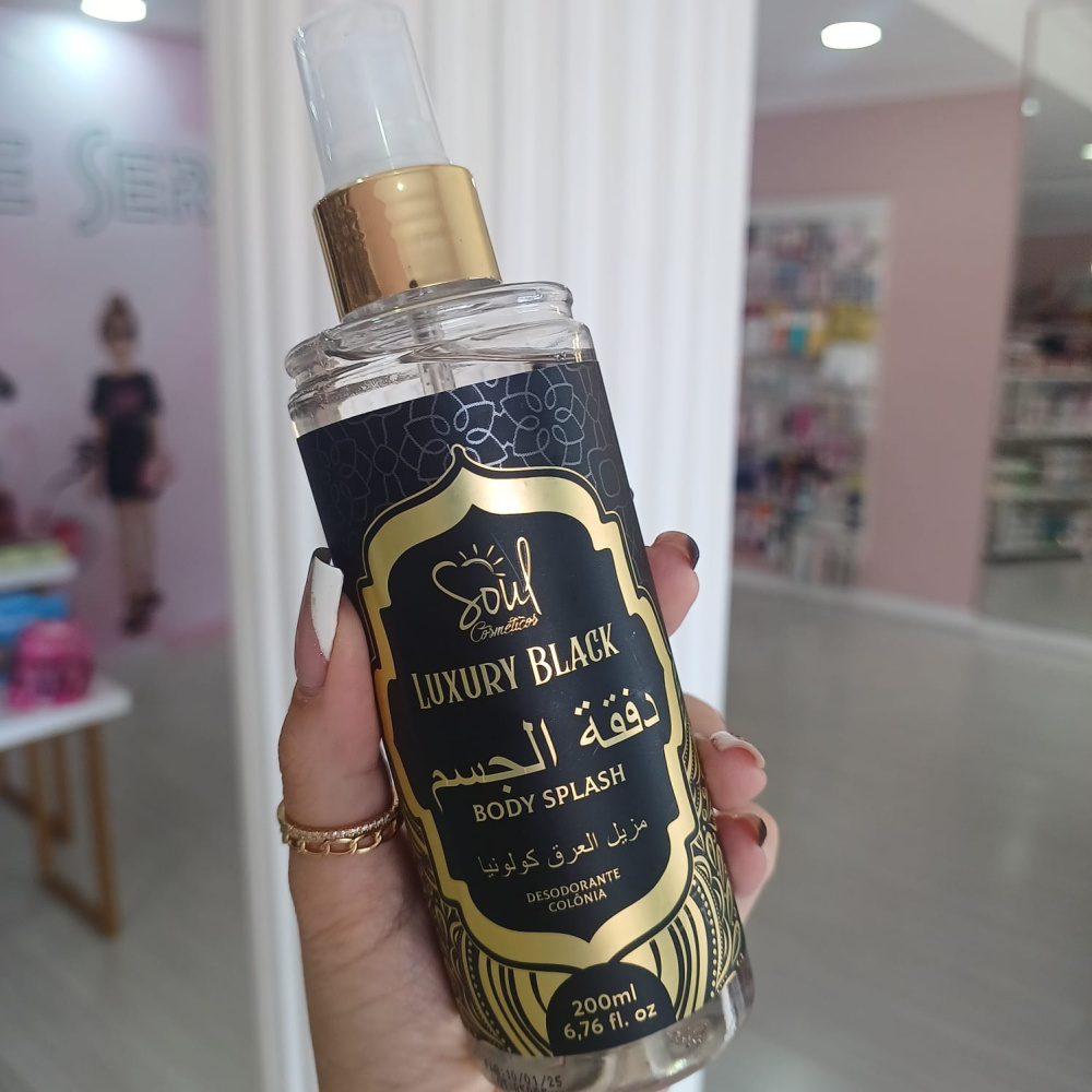 Body Splash Luxury Black Soul Cosméticos 200ml - Le Serafim