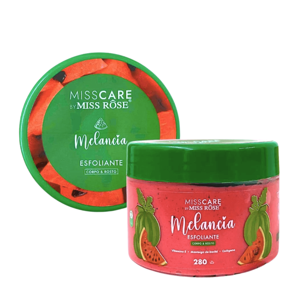 Esfoliante Corporal Corpo e Rosto Melancia Miss Rôse 280g - Le Serafim