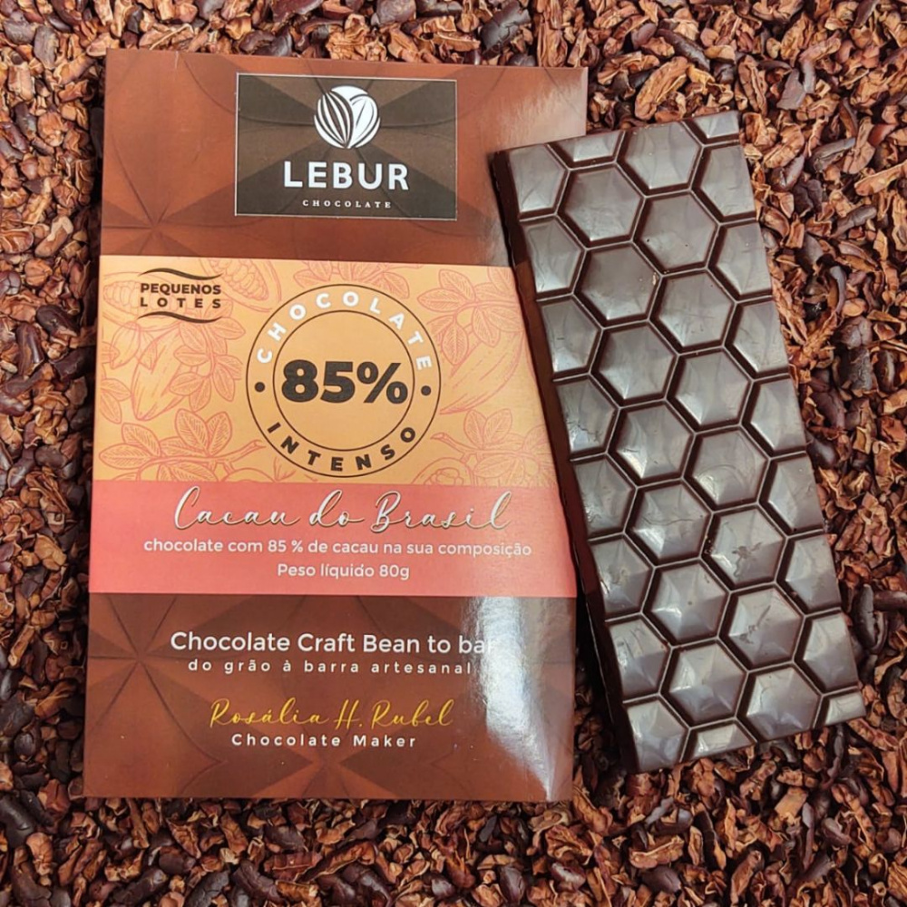 Chocolate 85% Cacau Intenso Bean to Bar - Lebur Chocolate - Lebur Chocolate