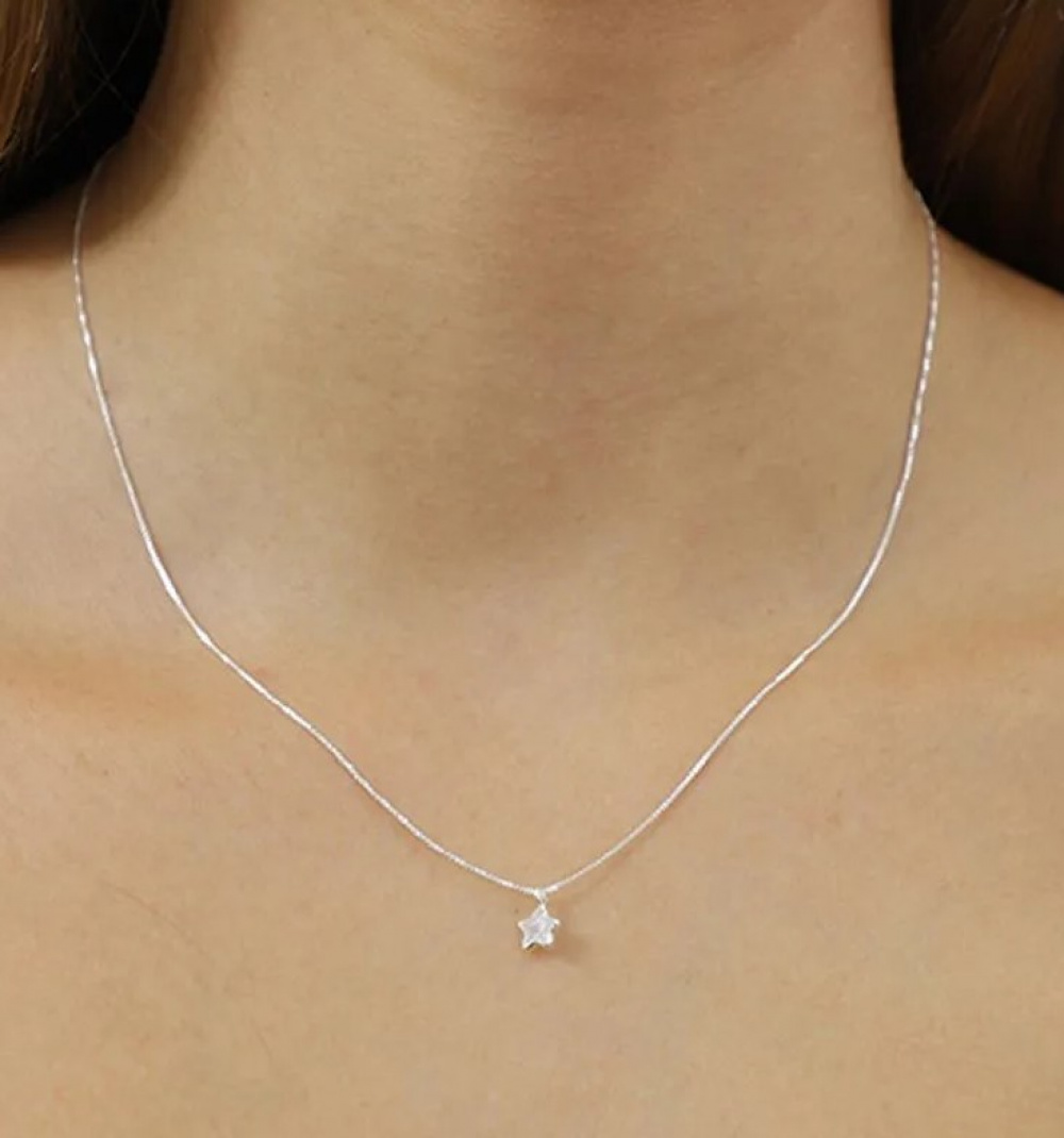 Conjunto prata 925 estrela - Legendjoias