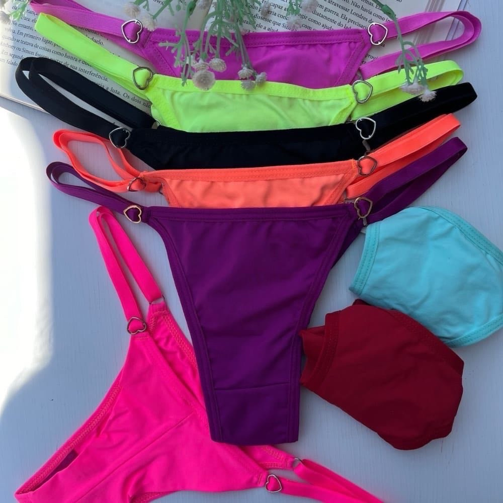 Combo 5 Calcinha Jade - Lelah Moda Íntima