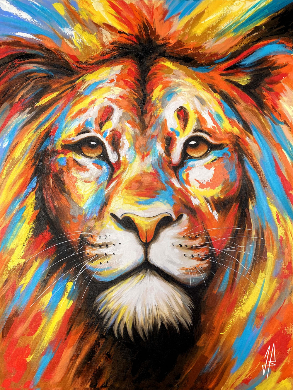 Majestade em Cores 60x80 - Leo Bonetti Art