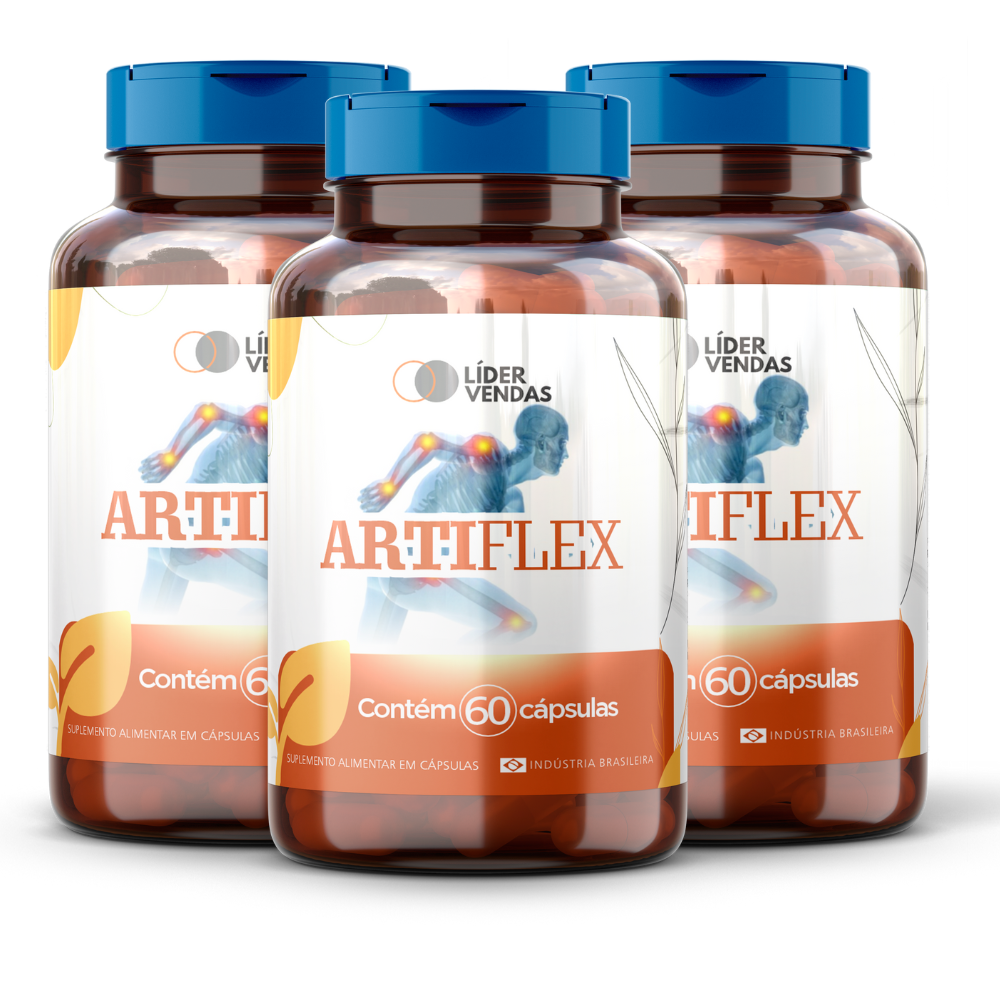 ARTIFLEX 500mg e 60 capsulas kit com 3 potes - O Poder da Mobilidade e ...