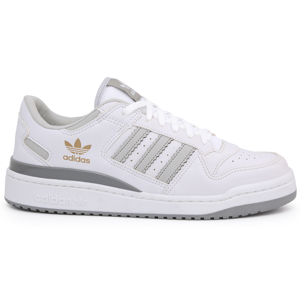 Tênis Adidas Forum Low Branco e Cinza - Lit Shoes Outlet - LitShoes