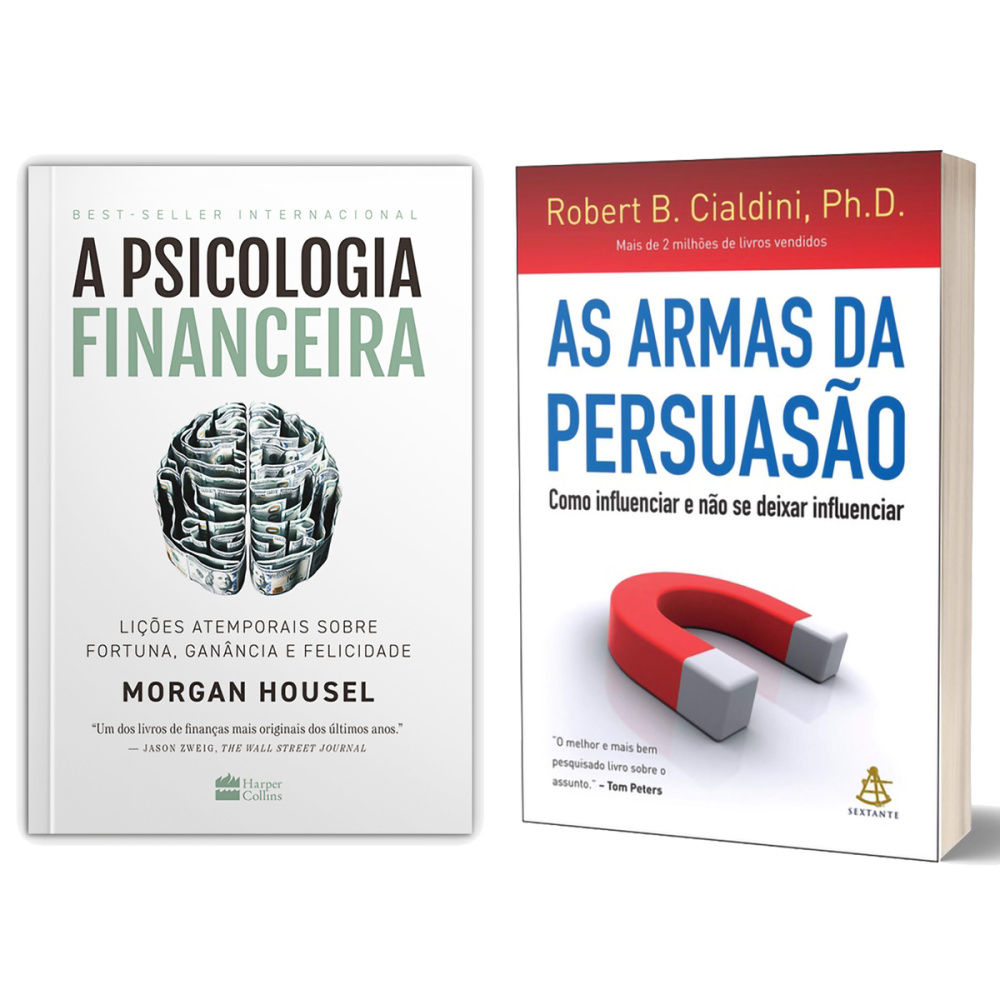 Kit 2 Livros APsicologiaFinanceira+AsArmasDaPersuasão -Credencial Shop ...