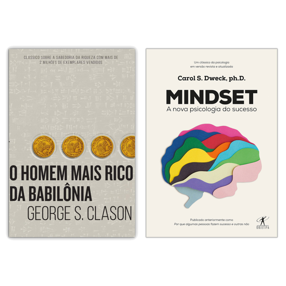 Kit 2 Livros O Homem Mais Rico + Mindset - Livraria Credencial Shop ...