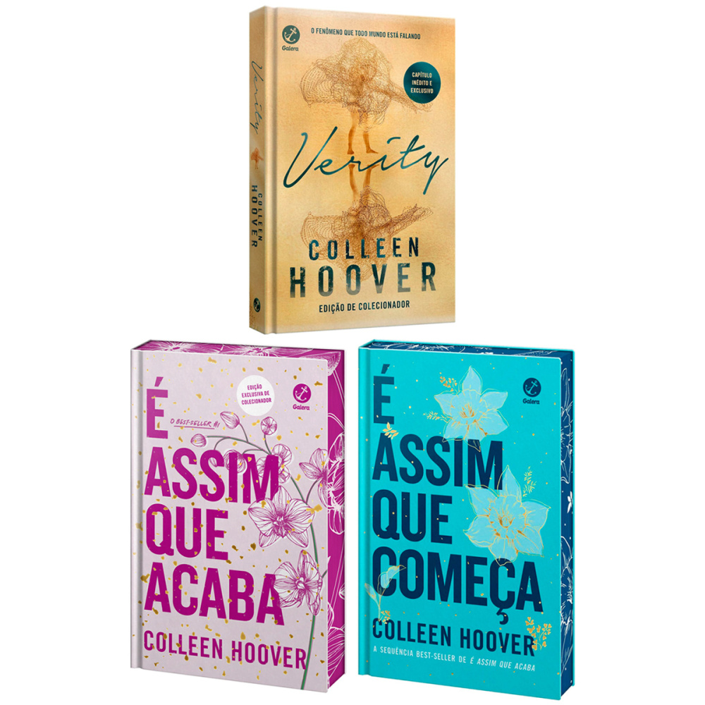 Kit 3 Livros - Romance De Colleen Hoover - Livraria Credencial Shop ...