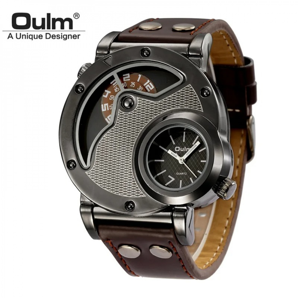 Relógio Quartz de Luxo Masculino - Oulm.com.br
