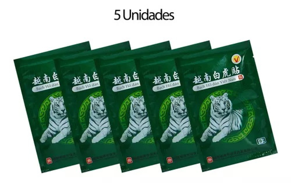 Emplastro Bálsamo Tigre Chinês - Dores Musculares, Artrites, Pancadas ...