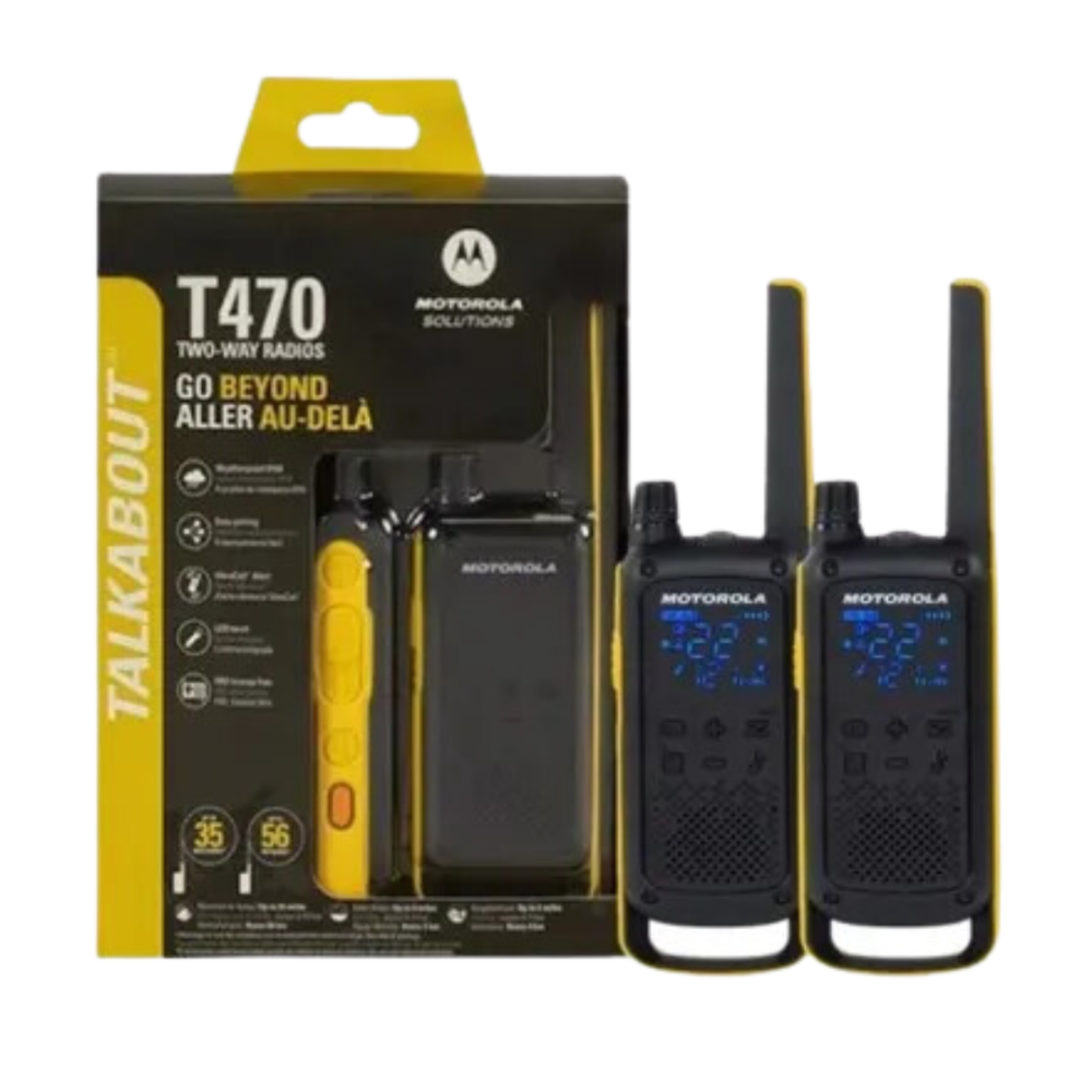 Rádio Comunicador Motorola T470 Talkabout 56km Prova D'água - Locall Safe