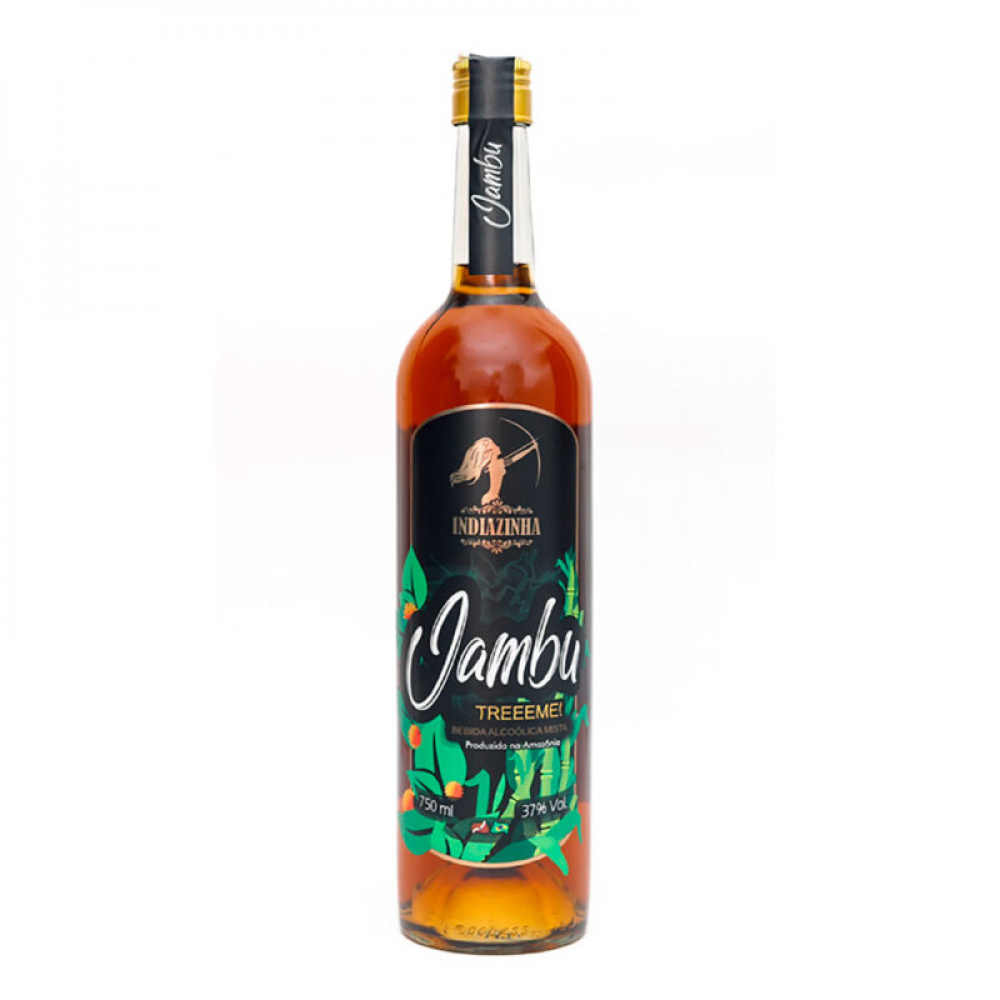 CACHAÇA COM JAMBU INDIAZINHA 750ML - Loja do Amigão Ailton Moraes
