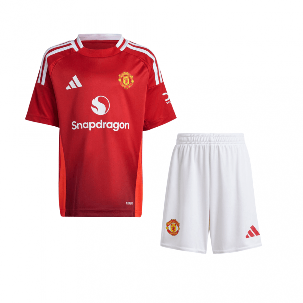 Kit Infantil Manchester United I Home - 24/25 - LOJA DOS TORCEDORES