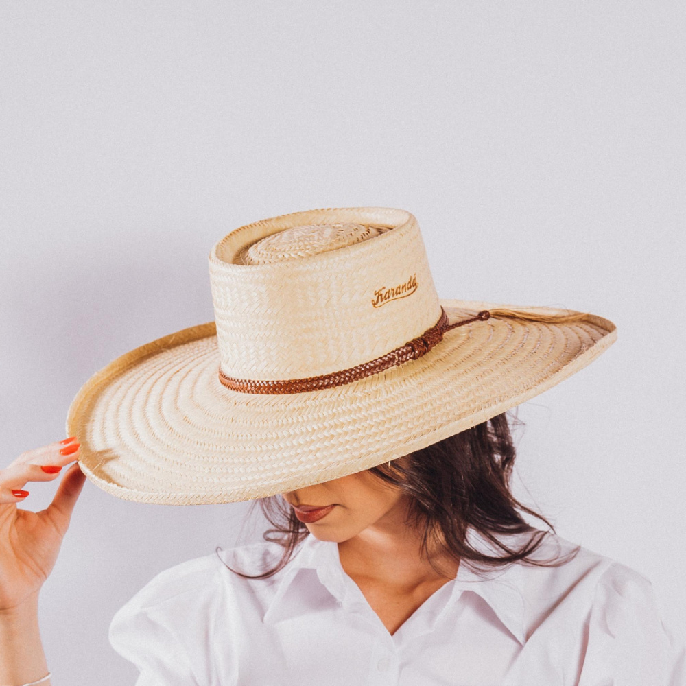 CHAPÉU C DUPLO CAMPEIRO CRINA ABA GG - Loja Karandá