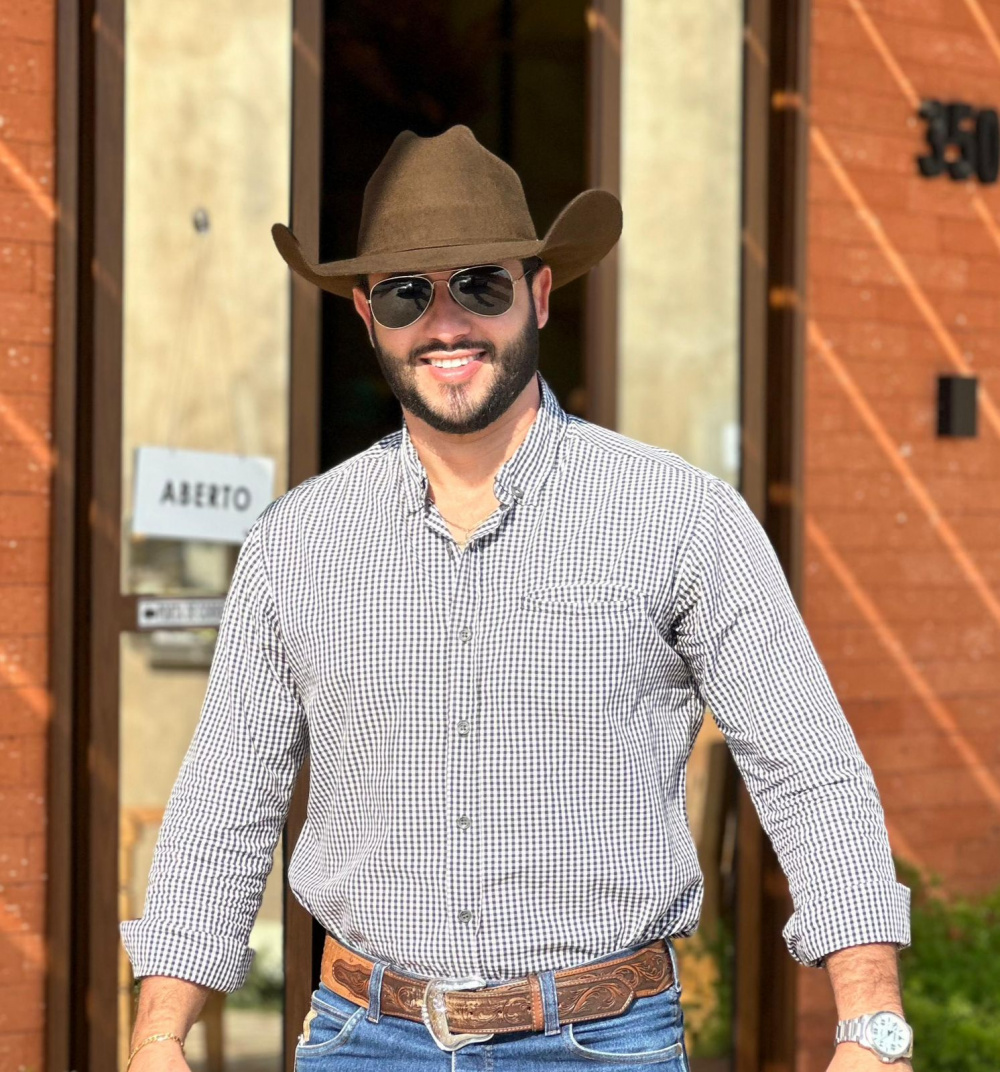 CHAPÉU COUNTRY LÃ MARROM FORMADO - Loja Karandá