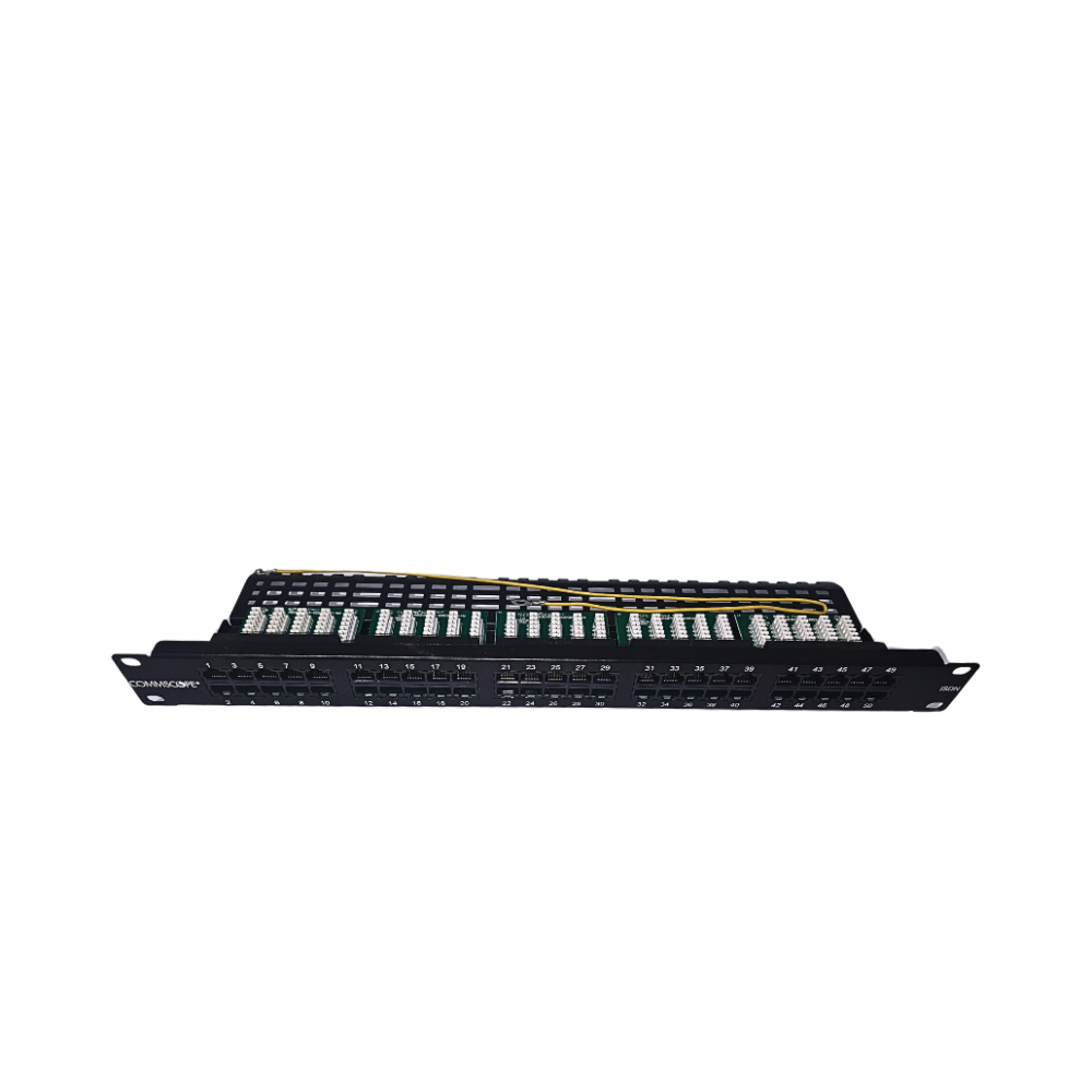 Voice Panel RJ45 Cat.3 50 Portas 19" CommScope 1U Keepseg - KeepSeg ...