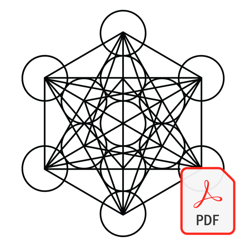Cubo Metatron-3 - Loja Geometria Sagrada