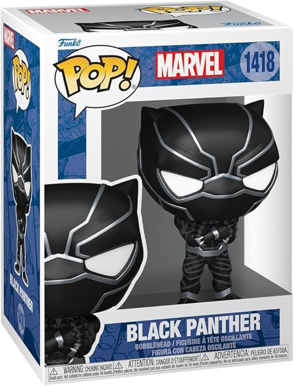 Funko Pop Pantera Negra Classicos Marvel - Loja Primeira Temporada