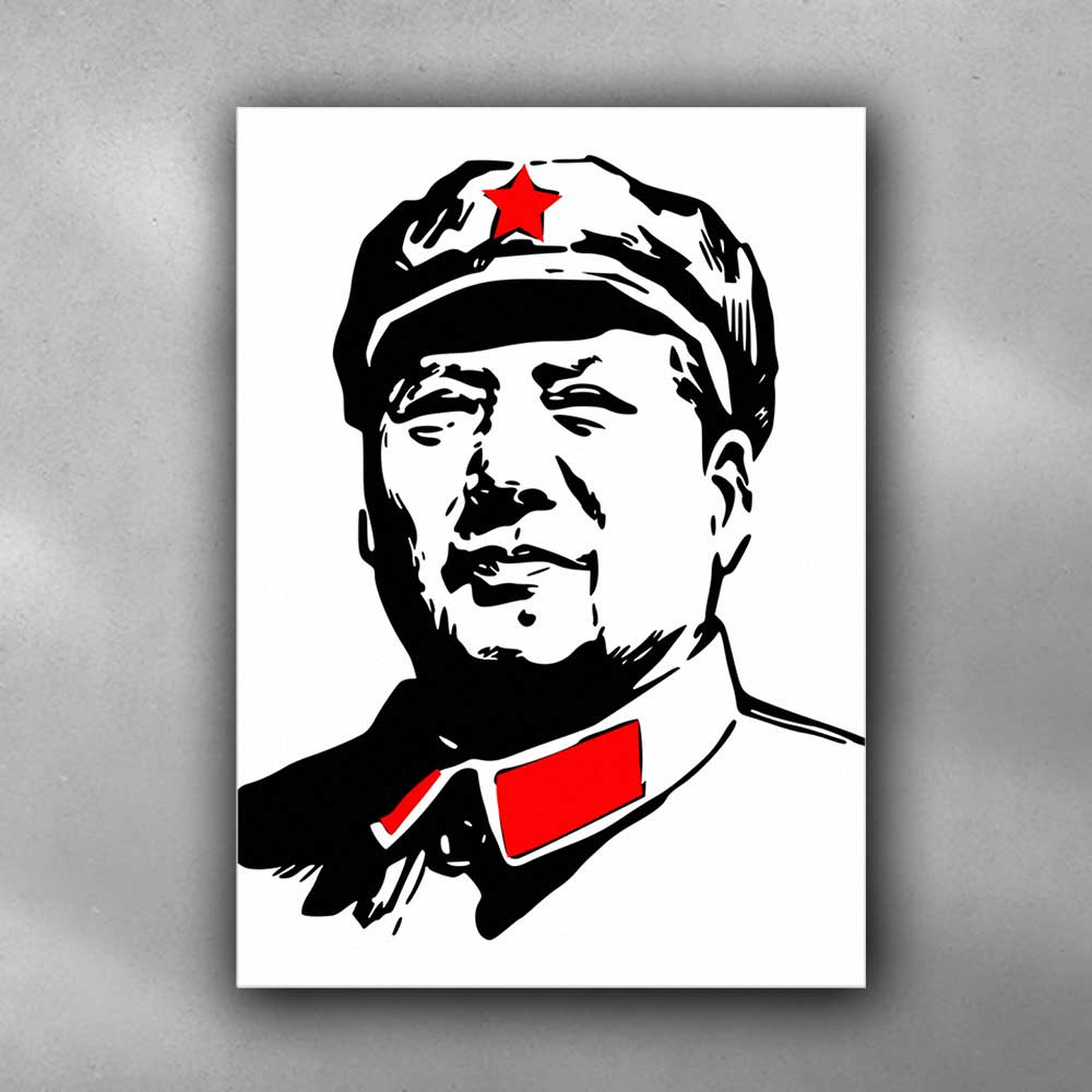 Pôster Mao Zedong China - Loja Vermelha