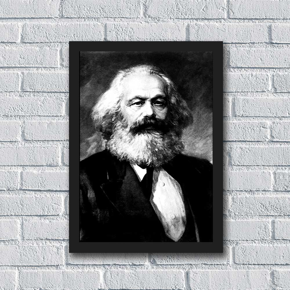 Quadro Karl Marx - Loja Vermelha