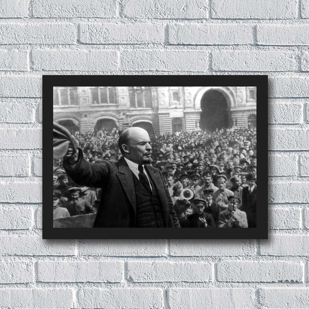 Quadro Lenin União Soviética URSS Modelo 1 - Loja Vermelha