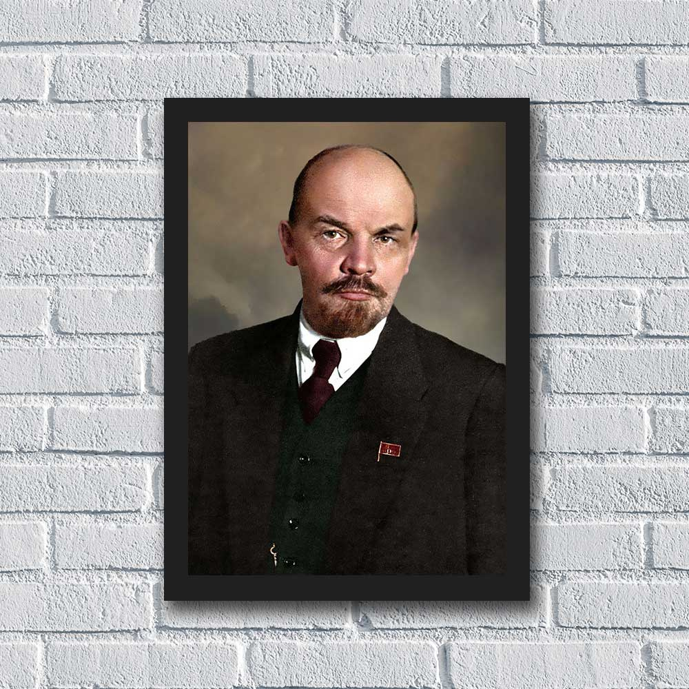 Quadro Lenin União Soviética URSS Modelo 3 - Loja Vermelha