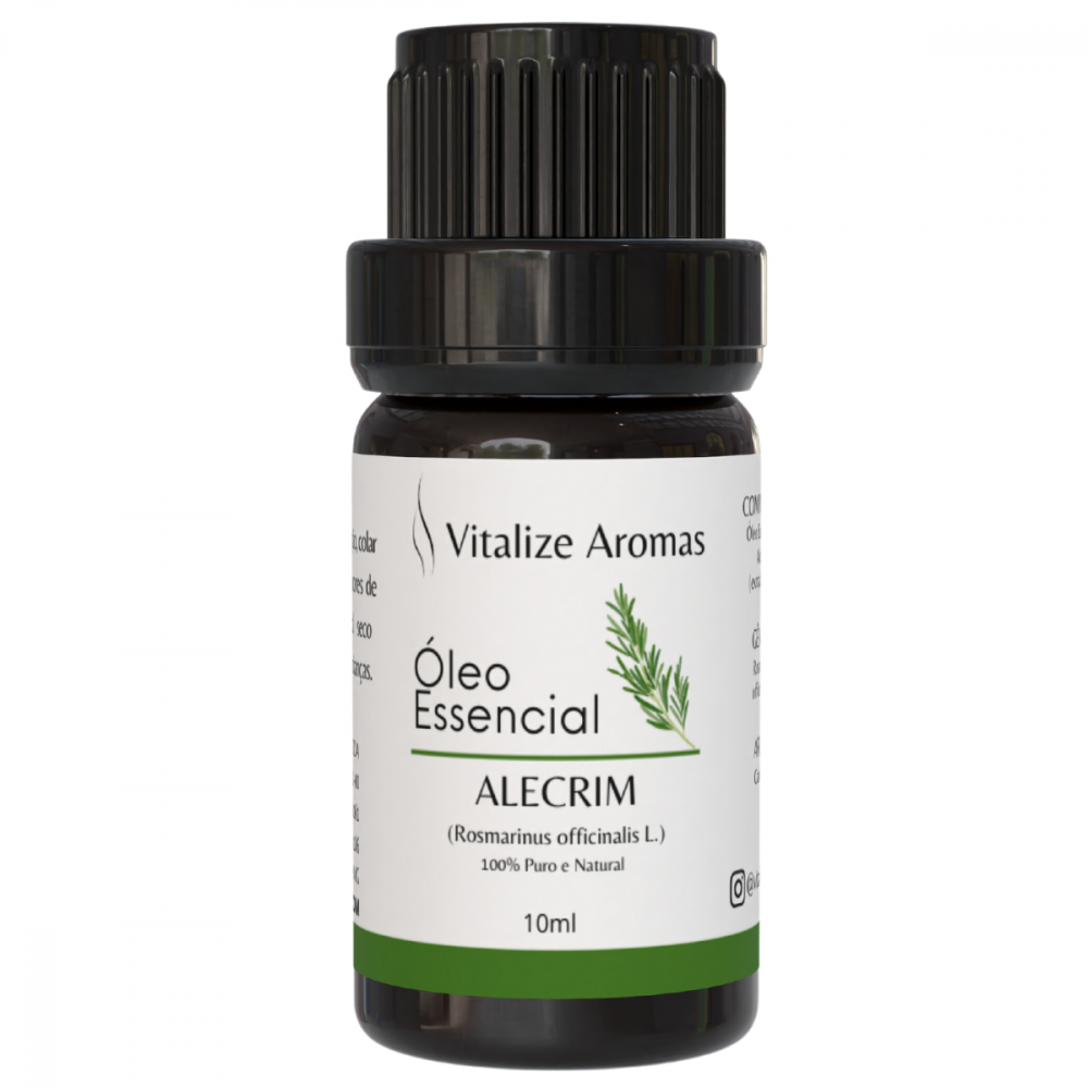 Óleo Essencial Alecrim Vitalize Aromas 100% Puro Natural - Vitalize Aromas