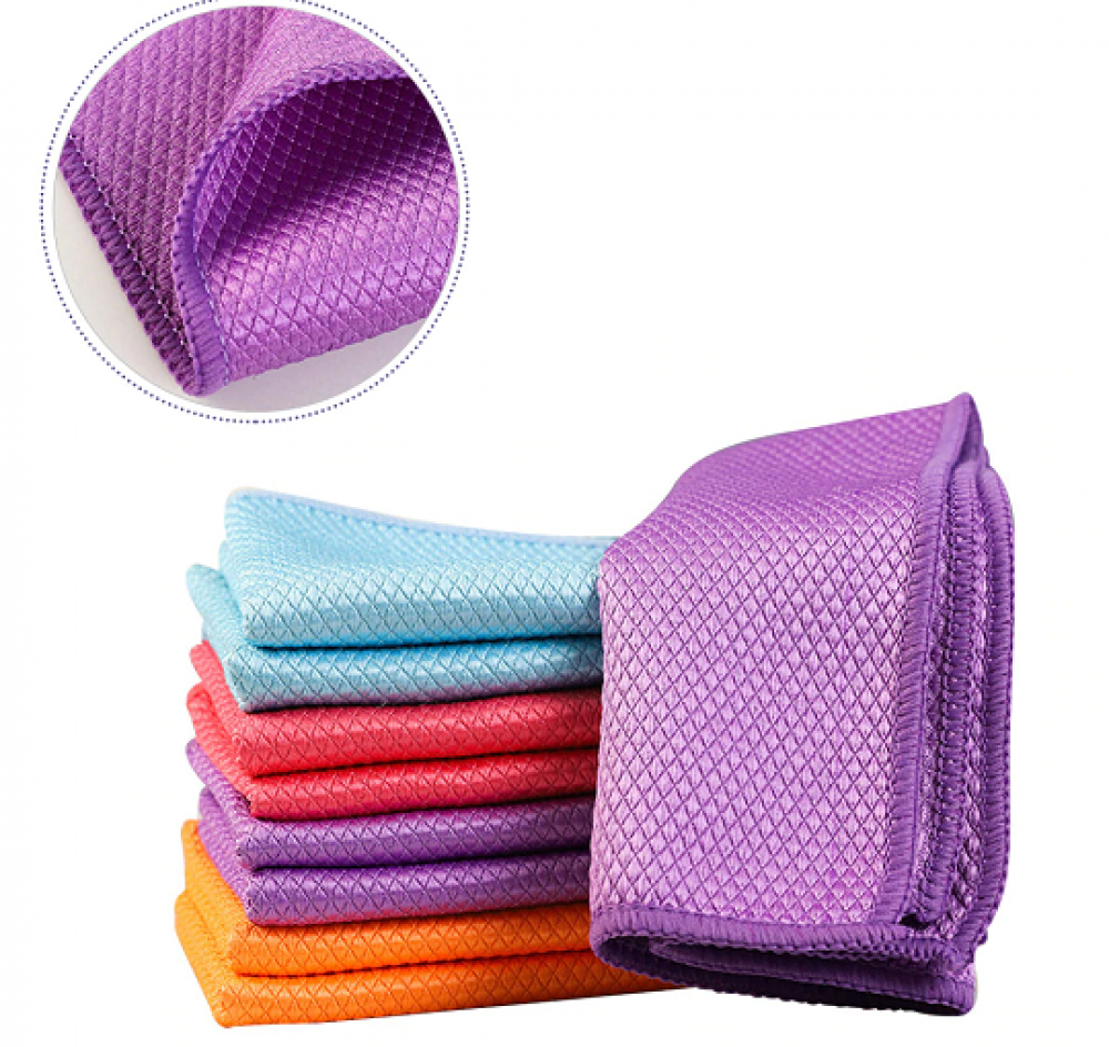 5 Panos de Limpeza Microfibra - Loja Paradise