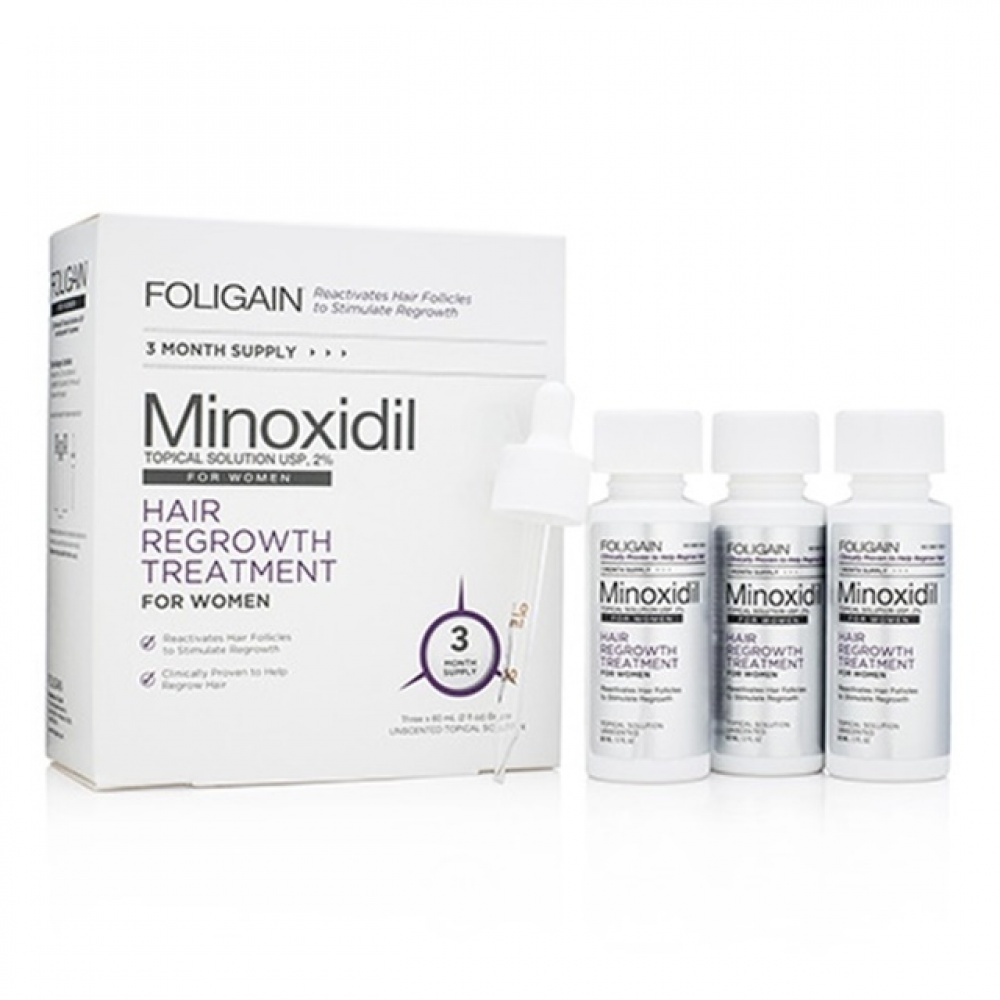 MINOXIDIL 2% FOLIGAIN® MULHERES - VISSOUT IMPORTADOS