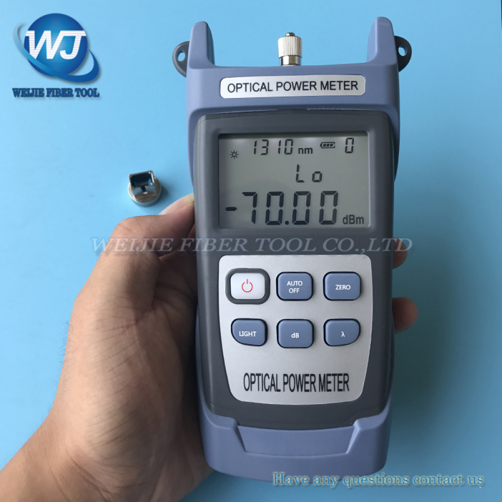 Optical Power Meter Medidor de potência de fibra óptica para CCTV CATV ...