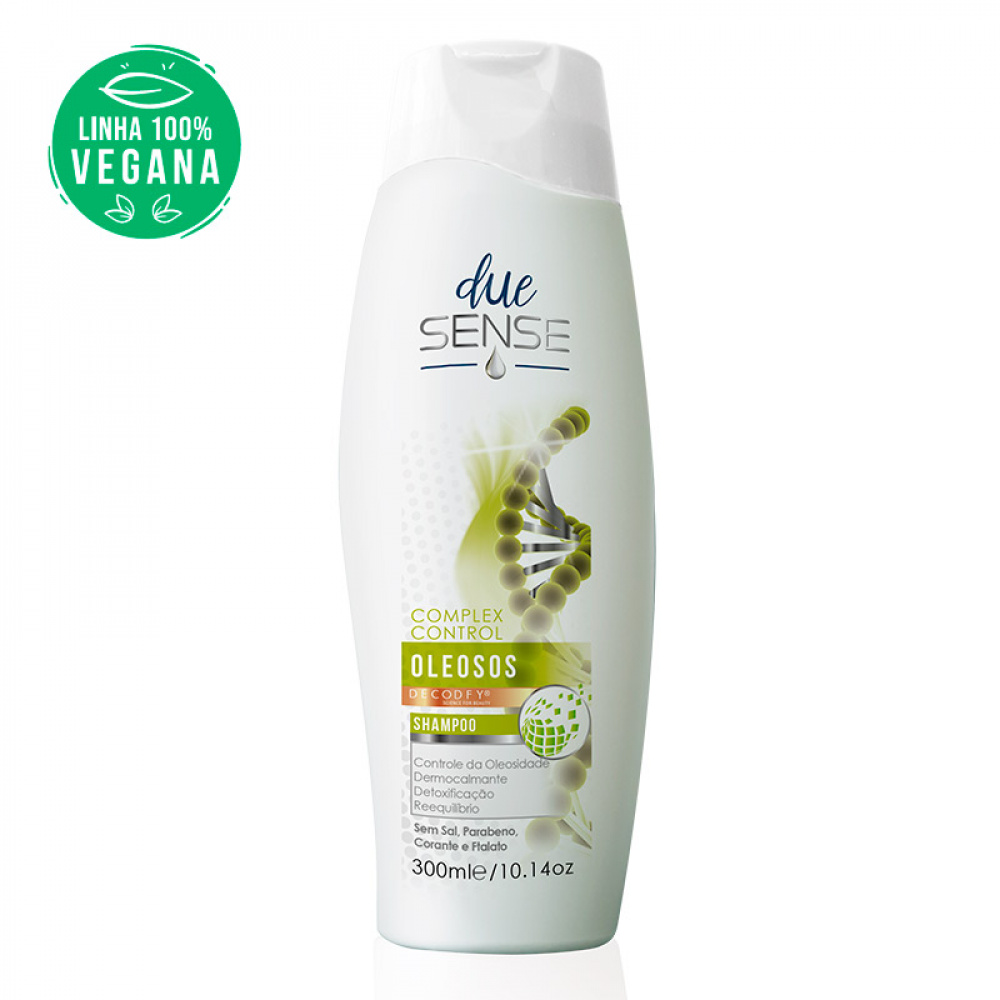 Shampoo Oleosos 300ml Due Sense - Lucipharma Indústria Farmacêutica LTDA