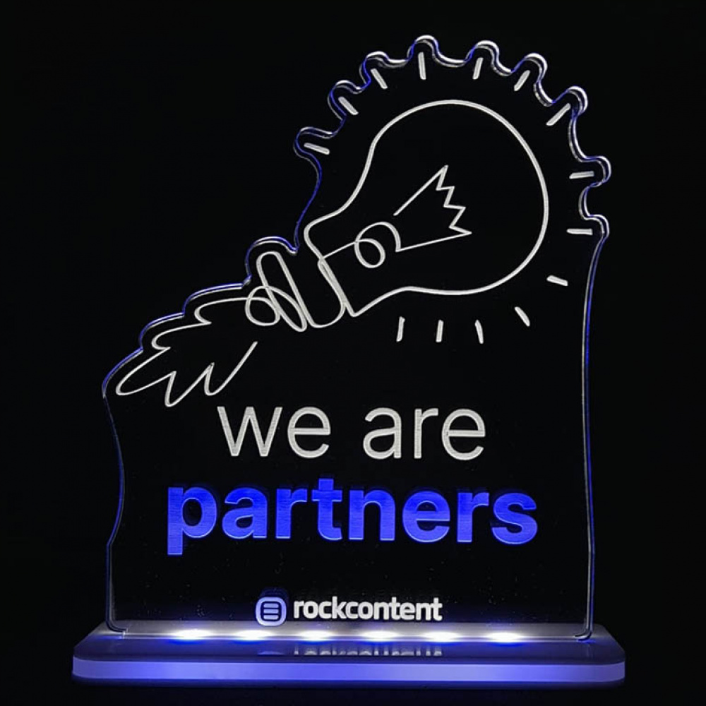 Luminária Logo de empresa - Luminarias Personalizadas