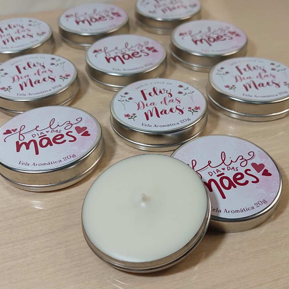 Mini Vela Latinha 20G - Personalize para lembrancinhas casamento ...
