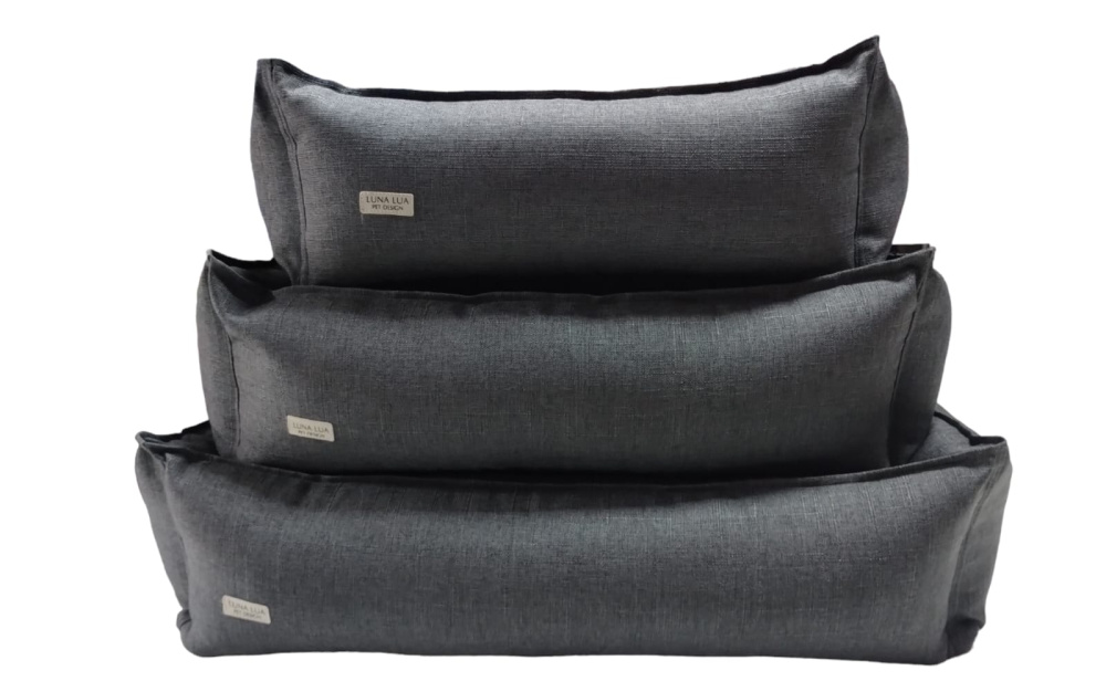 Cama Basic linho grafite - Lunalua