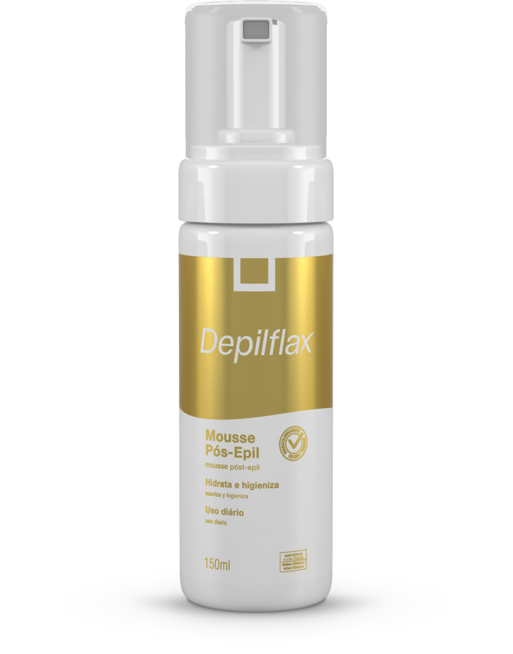 Redutor de Pelos Mousse Pós Epilação Depilflax 150ML - Lunara Cosméticos