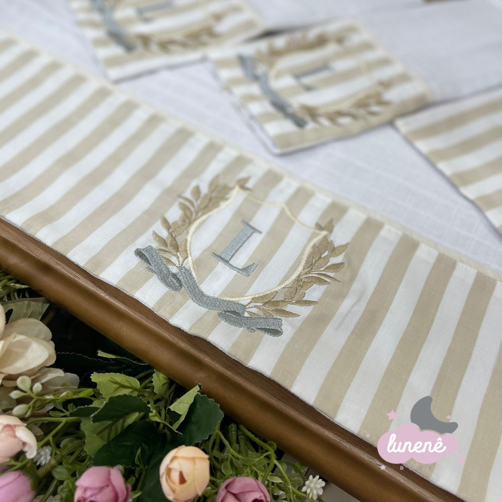 Fralda para Boca 04 Peças Lister Baby 200 Fios - LUNENÊ BABY